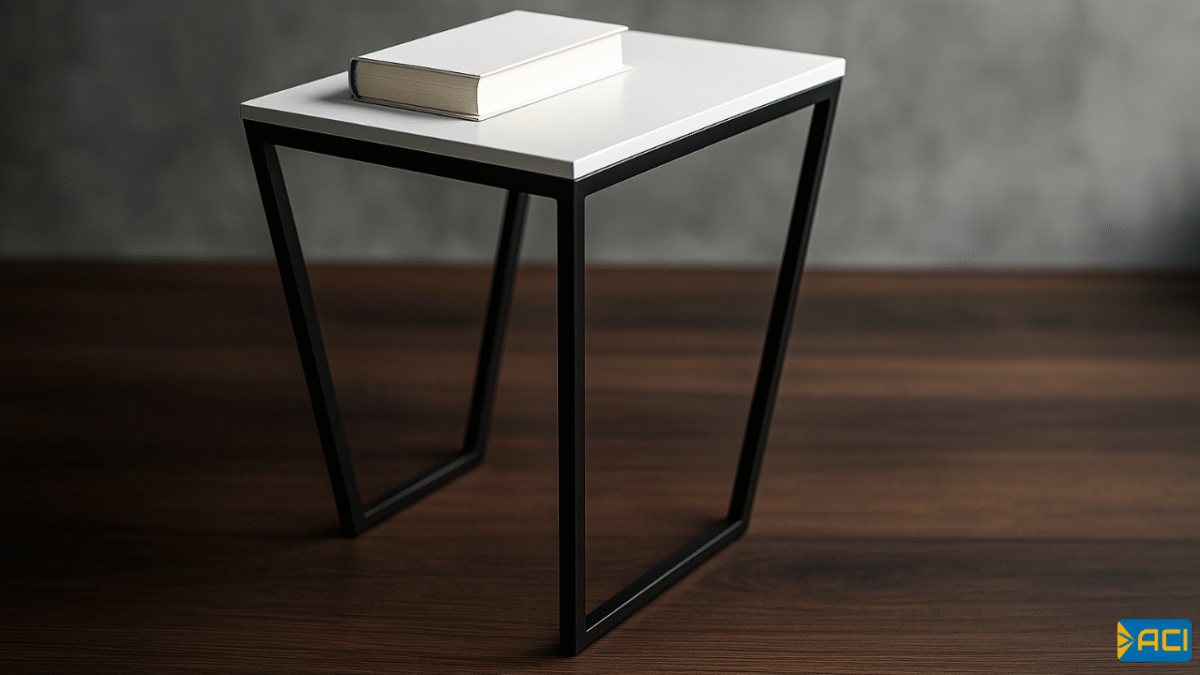 Conned shape 40*60 cm elegant table - ACI Store